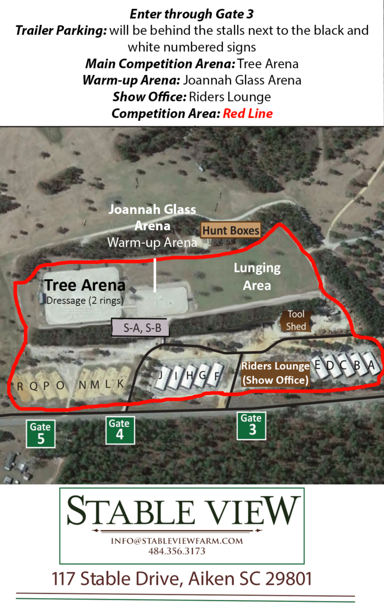 USEF/USDF “Southern Comfort” Dressage – Stable View Equestrian